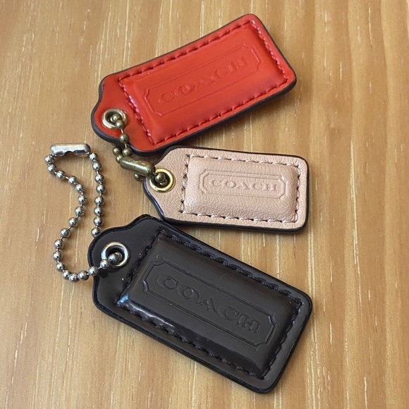 Coach | Bags | Coach Lot Of 3 Bag Charm Accessories Leather | Poshmark